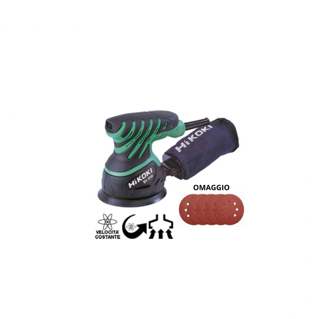 LEVIGATRICE ROTOORBITALE SV13YA HIKOKI 230 W - Ames Brico